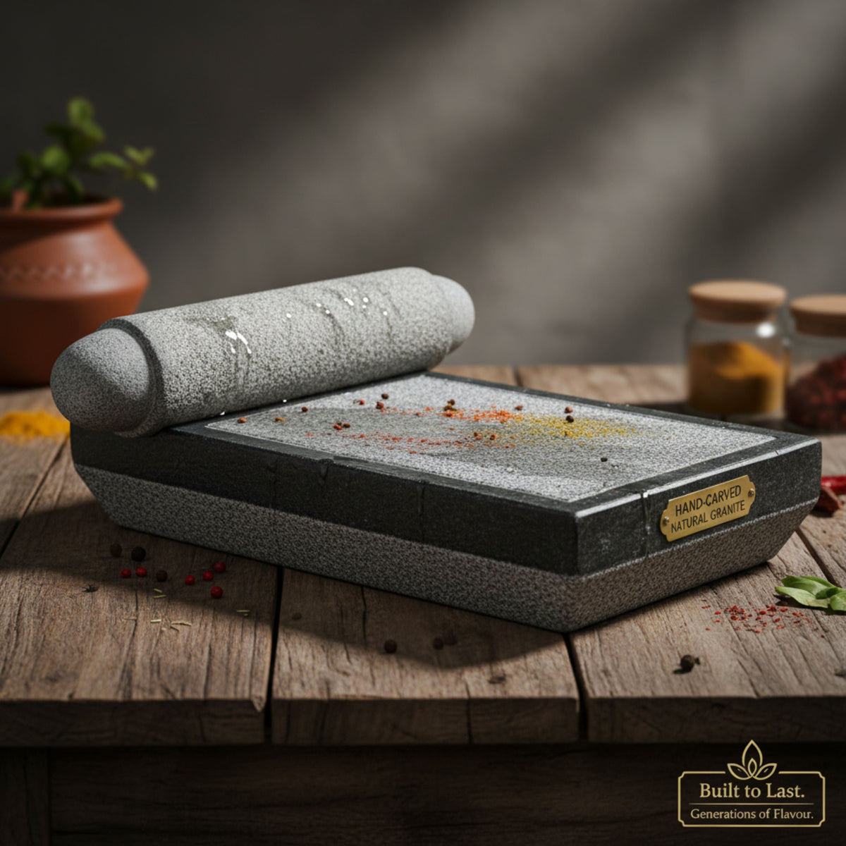 Tradition Ammikallu Silbatta Ammikal Stone Masher ( Kerala Quality ...